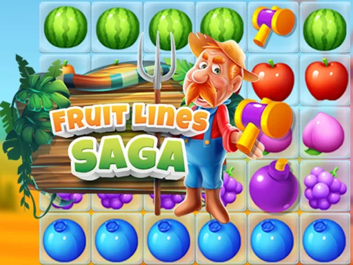 Fruit Lines Saga | Play Online Games for FREE